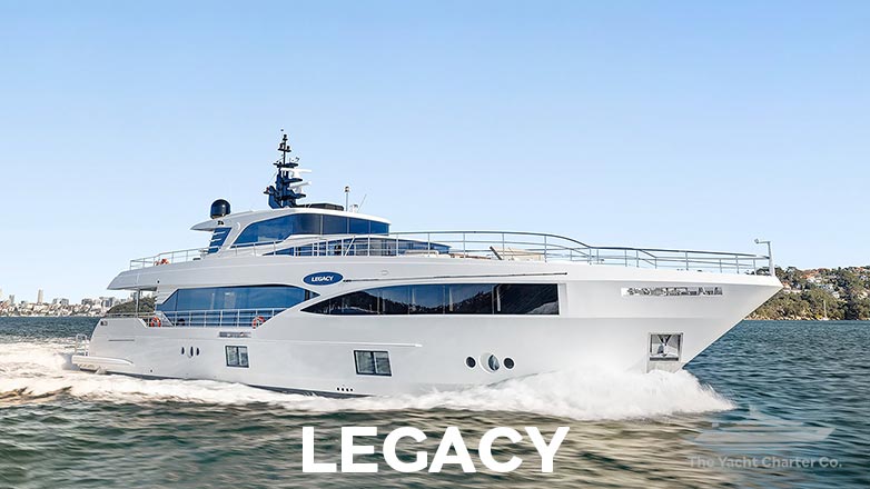 LEGACY | Superyacht Charter | Sydney Harbour | Whitsundays
